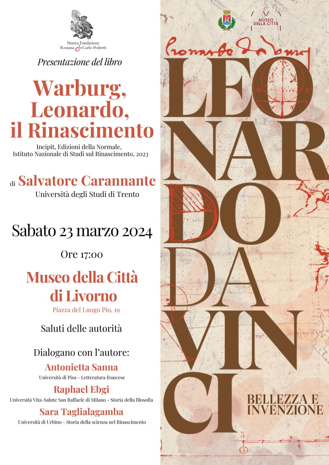 Presentazione di "Warburg, Leonardo, il Rinascimento" di S. Carannante ...